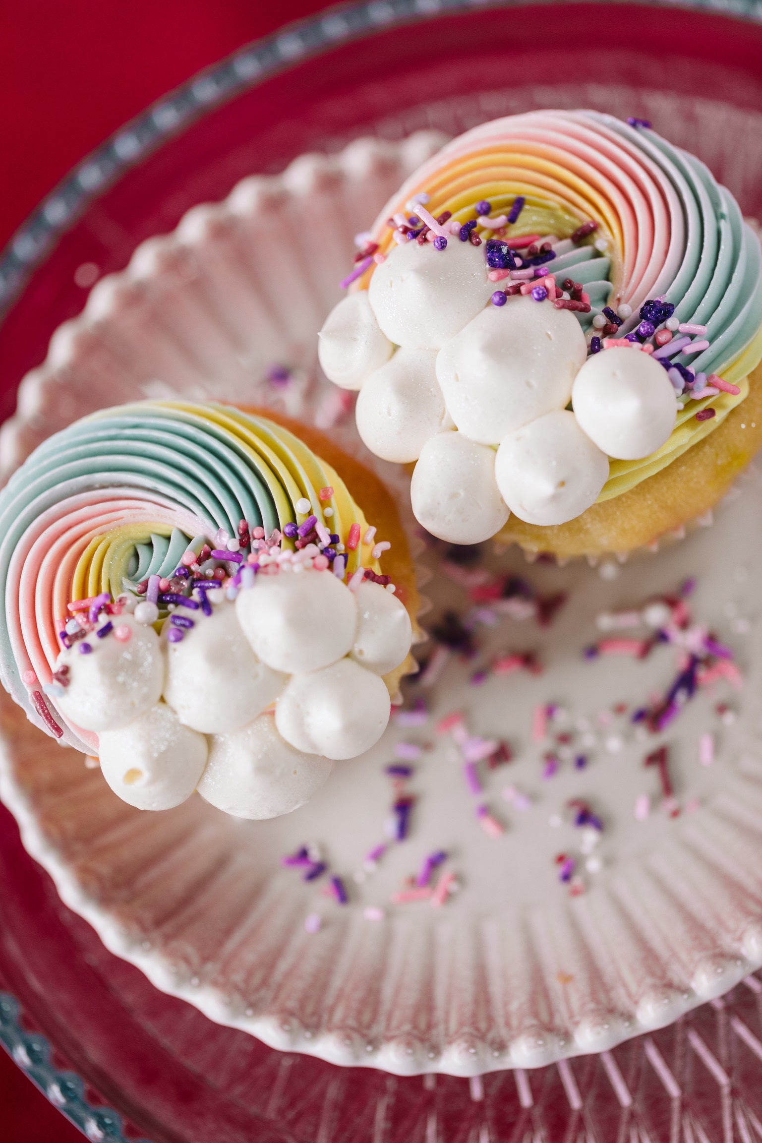 Enchanting Rainbow Magic Cupcakes | Kyra's Bake Shop | Kyra's Bake Shop